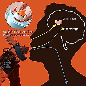 Flavour Pods Pack for Air Water Up Bottle, Creative Water Flavour Pod with Fragrance Accessories for Air Water Up Bottle Water Cup Scented Starter Set Cartridge, 0 Sugar (Pineapple FLA