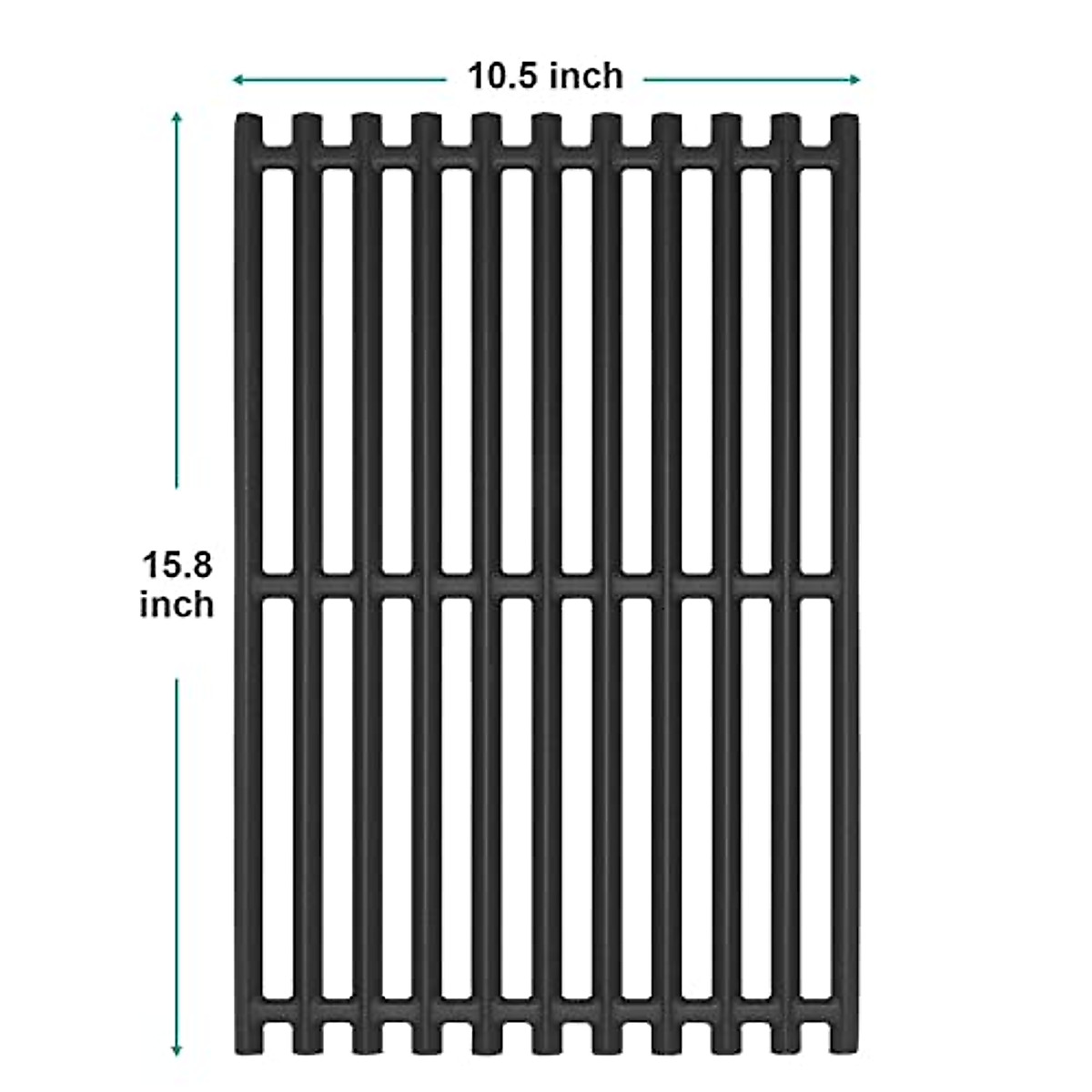 EasiBBQ Cast Iron Cooking Grate for Dyna-Glo BBQ Grill Models DGF350CSP, DGF350CSP-D, DGF350SNP DGF350SNP-D DG1-70-01-634-R 101-03011
