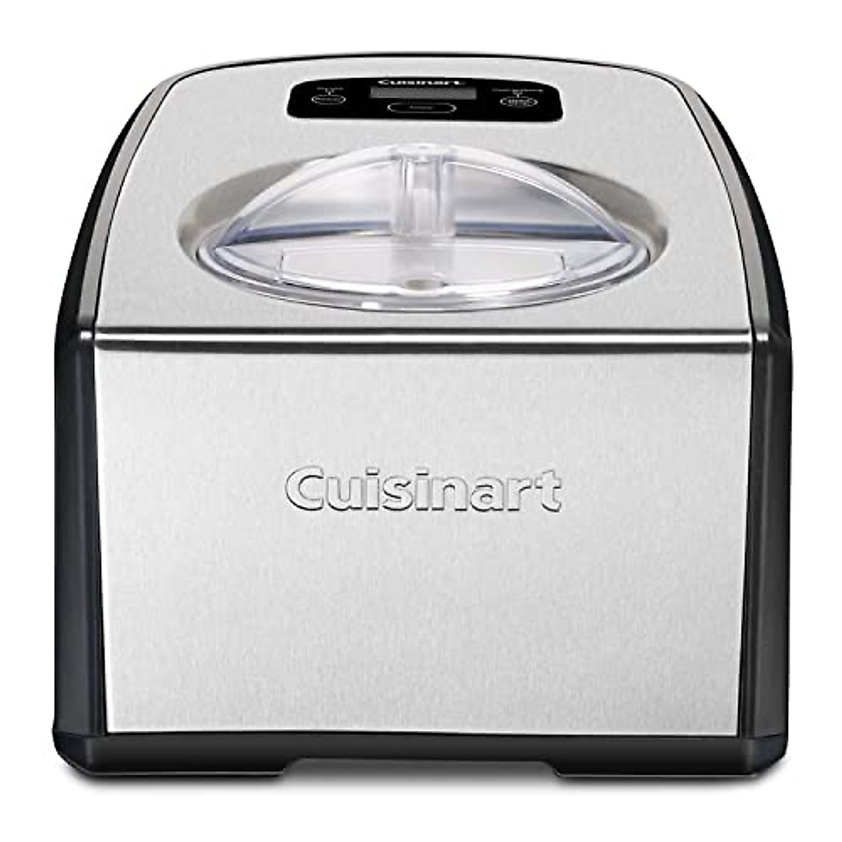 Cuisinart ICE-100 Compressor Ice Cream and Gelato Maker Bundle with Freezer Storage Containers (2-Pack) (2 Items)