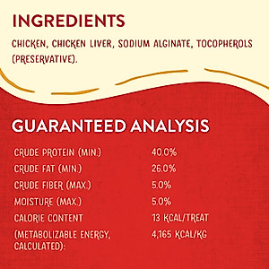 Stella & Chewy's Freeze-Dried Raw Wild Weenies Dog Treats – All-Natural, Protein Rich, Grain Free Dog & Puppy Treat – Great for Training & Rewarding – Cage-Free Chicken Recipe – 3.25 oz Bag