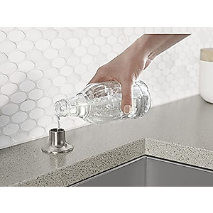 KOHLER R27459-SD-VS Lilyfield Commercial Style Pre-Rinse Single-Handle Semi-Professional Kitchen Sink Faucet, Vibrant Stainless