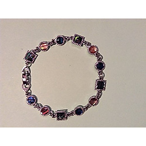 Shell of the Sea This circle & square Paua shell link bracelet is so cute & 7"