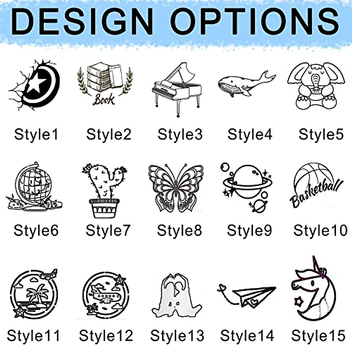 Backquik Personalized Custom Water Bottle with Straw Cover Leak Proof Kids Engraved Sports Bottle with Name Stainless Steel Insulated Thermos for Outdoor Gym