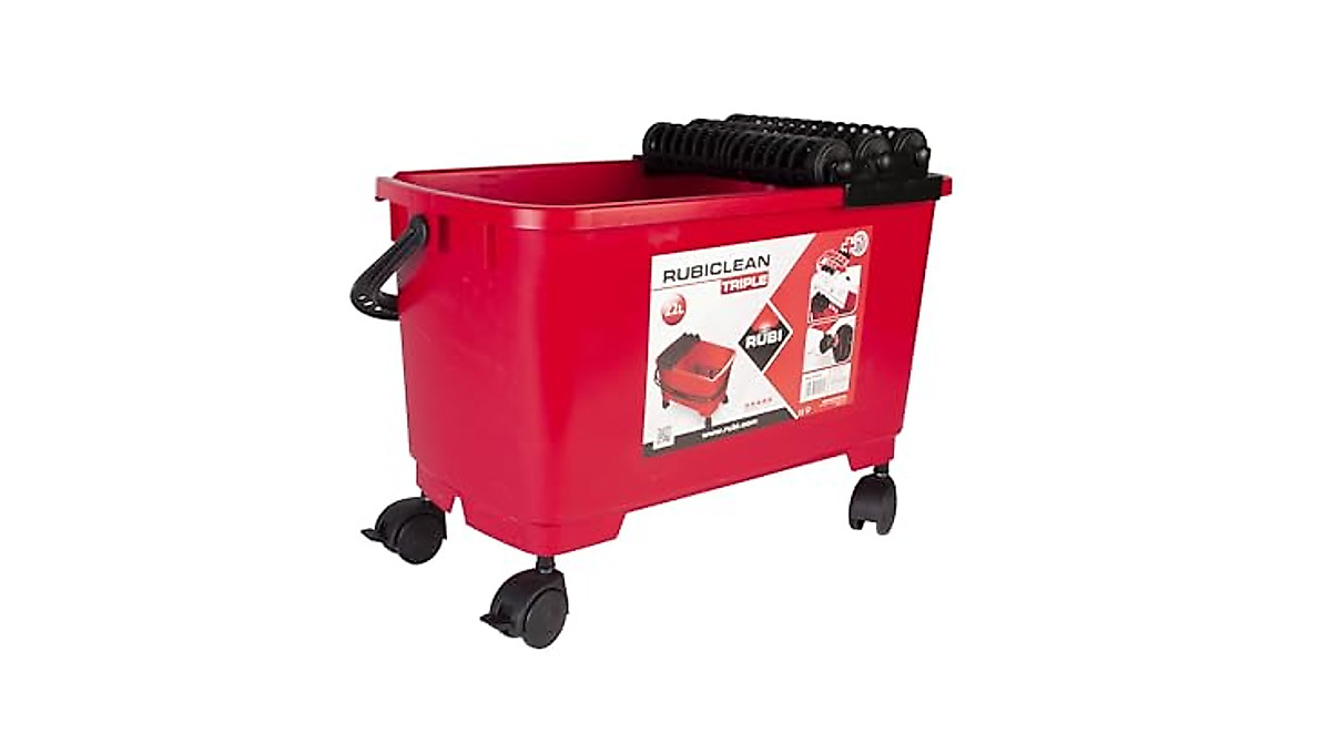 RUBICLEAN Triple SuperPro Grout Bucket - Lightweight & Durable