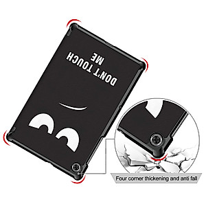 Gylint Case for Lenovo Tab M10 HD (2nd Gen), Folding Folio Ultra-Thin Smart PU Leather Stand Case Cover for Lenovo Tab M10 HD Gen 2 TB-X306F / TB-X306X (Not for M10 HD) Don't Touch Me