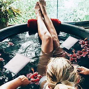 DEEPLITE Hot Tub Scum Absorber, SPA Oil Absorbing Accessories Scum Sponge for Hot Tubs, Swimming Pools (2-Pack)