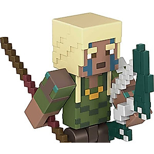 Mattel ​​Minecraft Craft-a-Block 2-Pk, Action Figures & Toys to Create, Explore and Survive, Authentic Pixelated Designs, Collectible Gifts for Kids Age 6 Years and Older