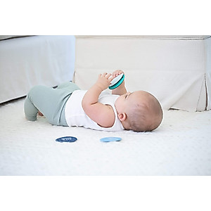 Bella Tunno Teething Flashcards - Soft & Easy Grip Baby Teether and Baby Teething Toys to Help Soothe Gums & Promote Learning Non-Toxic, BPA Free Silicone Teether, Count On It