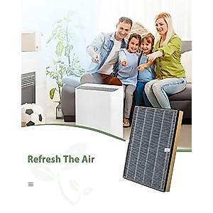 TT-AP002 Filter Replacement for TT-AP002 and VAVA VA-EE008 Air Purifiers, Replace TT-AP001SPF，H13 True HEPA Filter