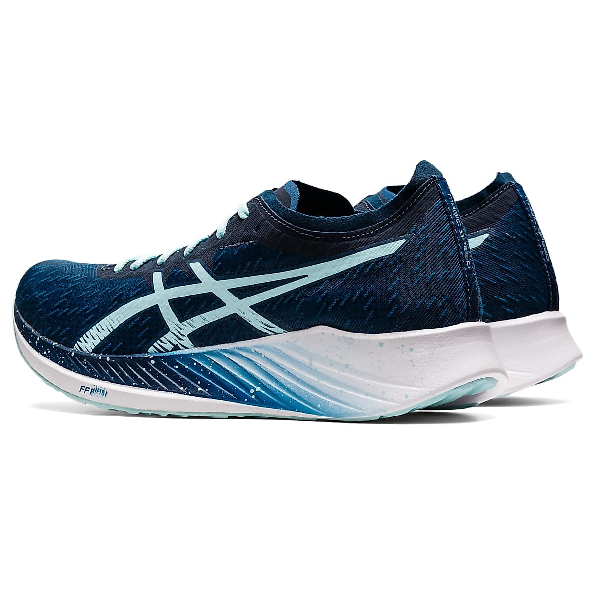 ASICS Women's Magic Speed Running Shoes, 8.5, MAKO Blue/Clear Blue