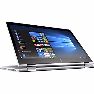 HP Pavilion x360 14-inch Convertible Laptop, Intel Core i5-8250U Processor, 8 GB RAM, 256 GB Solid-State Drive, Windows 10 Home (14-ba110nr, Silver)