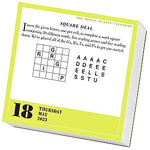 Mensa 365 Brain Puzzlers Page-A-Day Calendar 2023: Word Puzzles, Logic Challenges, Number Problems, and More