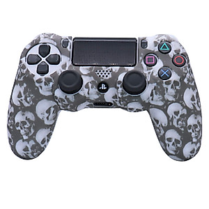 RALAN Controller Silicone Cover for PS4, Skull Silicone Gel Controller Skins Protector Compatible for PS4 Controller (Skull Thumb Grip x 8).