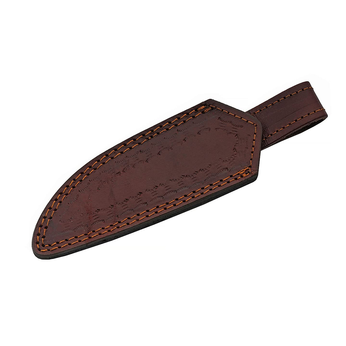 Green Exotic Damascus Steel | Wood Handle 8 inch Hunting Knife