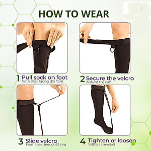 Plantar Fasciitis Stretch Sock Non Slip Calf Night Relief for Heel High Arch Pain Achilles Tendonitis Therapy Foot Support Sleeve Stretcher Compression Sleeve Men Women Ultrastretch Night Sock