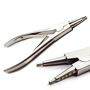 MEDSPO Professional Ring Opener Piercing | Body Art | Surgical Pliers | Captive Bead Hoop New | Piercing pliers for Captive Bead New (Ring Opener 15.5cm)