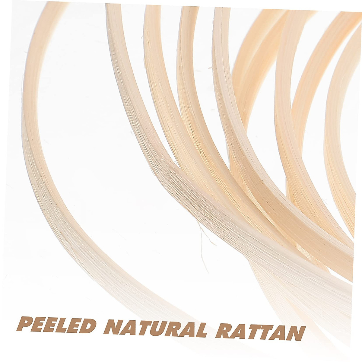 EXQUIMEUBLE 1 Roll Rattan Weave Material DIY Kits Rattan Furniture Woven Baskets Craft Rattan Cane Chair Cane for DIY Furniture Repair Kit Rattan Furniture Weaving Material DIY Rattan Crafts