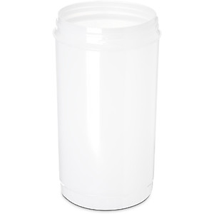 Carlisle FoodService Products Stor N' Pour Quart Container for Bar, Kitchen, And Restaurant, Plastic, 1 Quart, White, (Pack of 12)