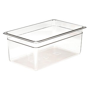 Cambro 18CW135 Food Pan 1/1 X 8" Camwear Clear Case of 6