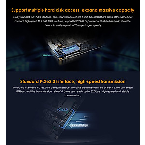 Firefly ITX-3588J 2.4 GHz Rockchip RK3588 Single Board Computer LPDDR4 4GB RAM+32GB eMMC Storage Wi-Fi 6 & Bluetooth Support 8K Multi-Display