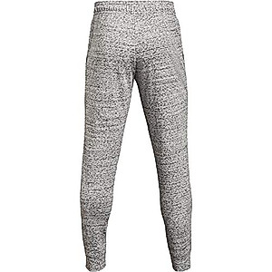 Under Armour Mens Rival Terry Joggers , Onyx White (112)/Onyx White , X-Large