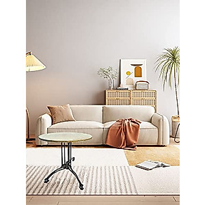 GZDEMYYXGS Table Base 28",with Retro Aluminum Black Legs,is Suitable for Restaurants,Coffee Shops,Bars,Leisure Rooms and Families. (Black)