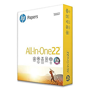 Hp 207000 All-In-One Printing Paper, 96 Bright, 22Lb, Letter, White, 500 Sheets/Ream