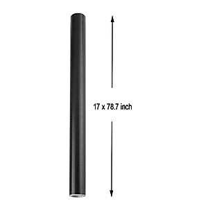 3 Rolls Black Chalkboard Contact Paper - 17" x 78.7" Extra Large Adhesive Blackboard Wallpaper Wall Decal Sticker