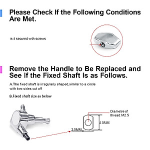 MAXCHEER 6PCS Metal Big Square Shape Acoustic Classical Guitar Tuning Keys Machine Head Replacemen Buttons knob Handle Tip (Chrome)