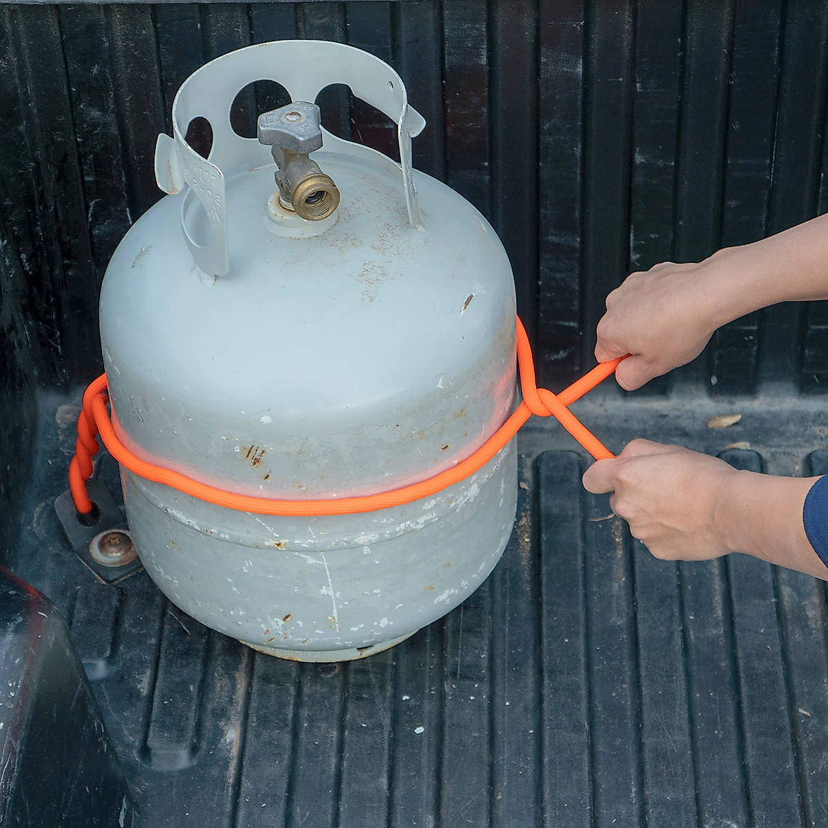 Nite Ize Gear Mega Twist Tie - 64-Inch - Reusable Gear & Zip Ties - Electric Cord Organizers - Cords - Bright Orange