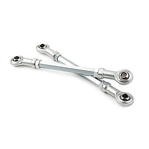 GZYF 2PCS Go Kart ATV Tie Rod End Steering Kit, Metal Bolt Tie Rod Ball Joiner Steering Shaft Assembly for ATV Go Kart