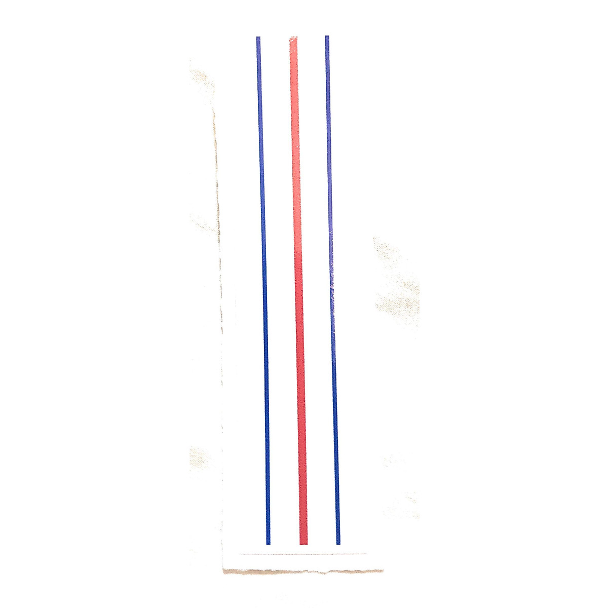Sticker for golf putter, 3 lines alignment (triple track) (Red and Blue, 2 pack)