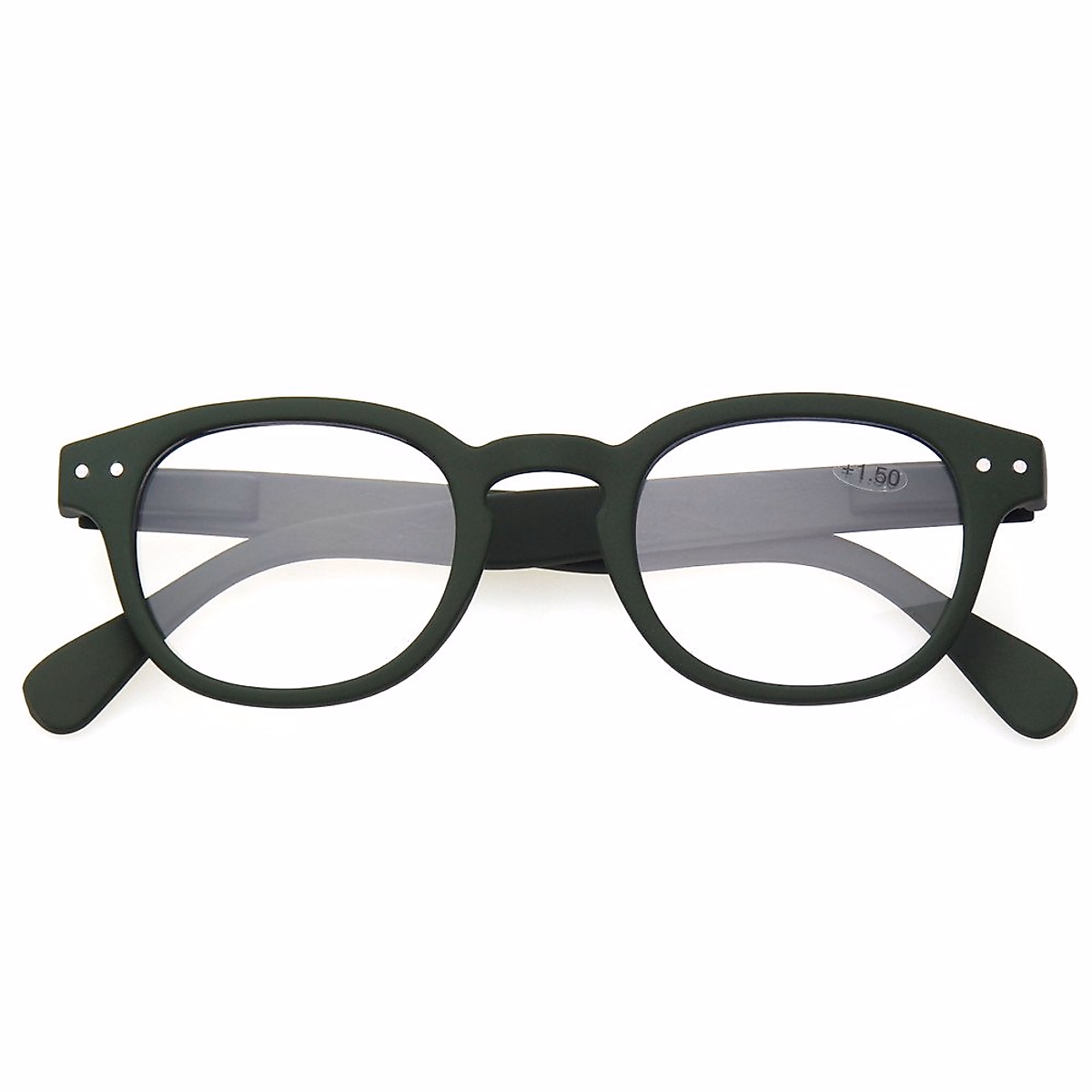 Kerecsen 5 Pack Reading Glasses for Women Men,Spring Hinges,Readers for Kids,Colorful Ladies Readers (5 Pack Mix Color, 3.50)