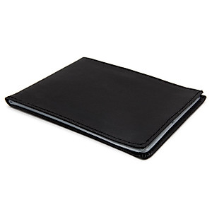 AI-DEE RFID Blocking Wallet - 6 Pages Leather Business Credit Card Holder Case/12 Credit Card Holder Slots Wallet Insert Card Sleeves - Black