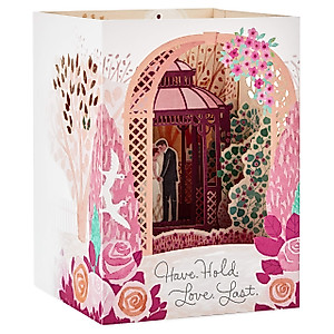 Hallmark Paper Wonder Displayable Pop Up Wedding Card (Have, Hold, Love, Last)
