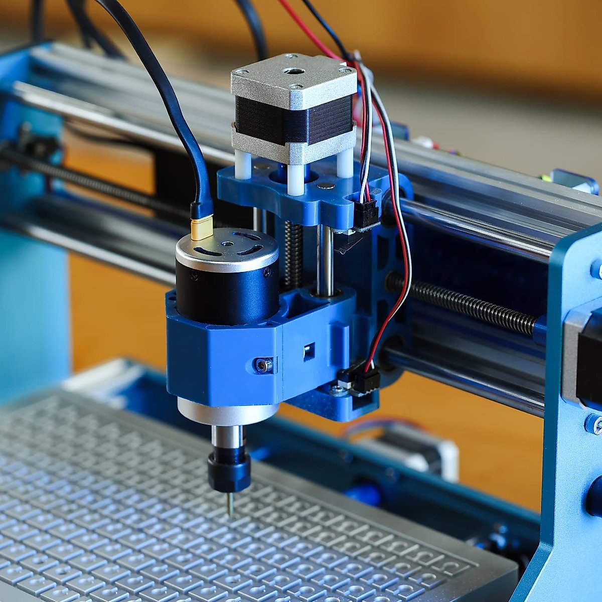 Genmitsu CNC Brushless Motor DC Spindle Kit 24V 12000rpm with Drive Board & Collet Holder Installed, Perfect for 3018 Series CNC Machine