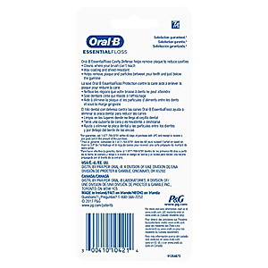 Oral-B EssentialFloss Cavity Defense Dental Floss, 50 M, 2 Pack
