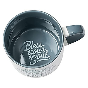 Bless Your Soul XL Extra Large White Coffee Mug My Favorite Child, Funny Birthday Gifts for Mom, Mother’s Day Gifts, Retro-Inspired Designs - 15oz Cup