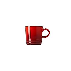 Le Creuset Stoneware Espresso Mug, 3 oz., Cerise, 1 Count (Pack of 1)