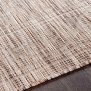 Mark&Day Outdoor Rugs, 5x7 Castricum Traditional Indoor/Outdoor Taupe Area Rug, Non Shedding Brown Cream Carpet for Patio, Porch, Deck, Bedroom, Living Room or Kitchen (5'1" x 7')