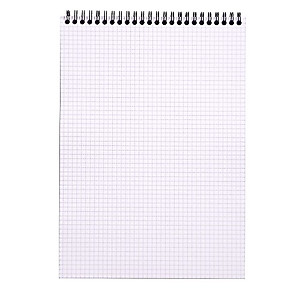Rhodia Wirebound Pad - A4 (8.25 x 11.75 inches) - Grid, Orange, Pack of 3
