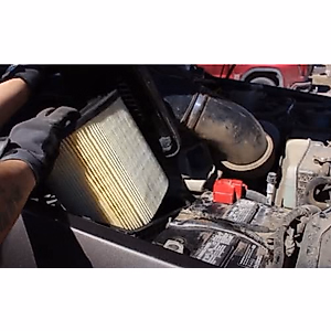 GETOPAUTO FA1927 Engine Air Filter,Fit For 2017 2018 2019 Ford F250 F350 F450 F550 Super Duty with 6.7L V8 Powerstroke Diesel Engine Replaces FA1927, HC3Z9601A,HC349601AF,PA8219