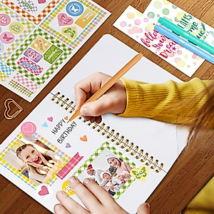 Nollh DIY Journal Kit for Girls – Journal Set for Teen Tween Girls Gifts, Stationary Scrapbook & Diary Supplies Set, Girl Gifts Craft Stuff, Birthday Gifts for 8 9 10 11 12 13 14 Year Old Girl