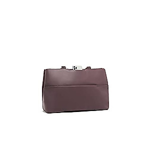 TUMI - Voyageur Sidney Leather Business Tote - Dark Mauve