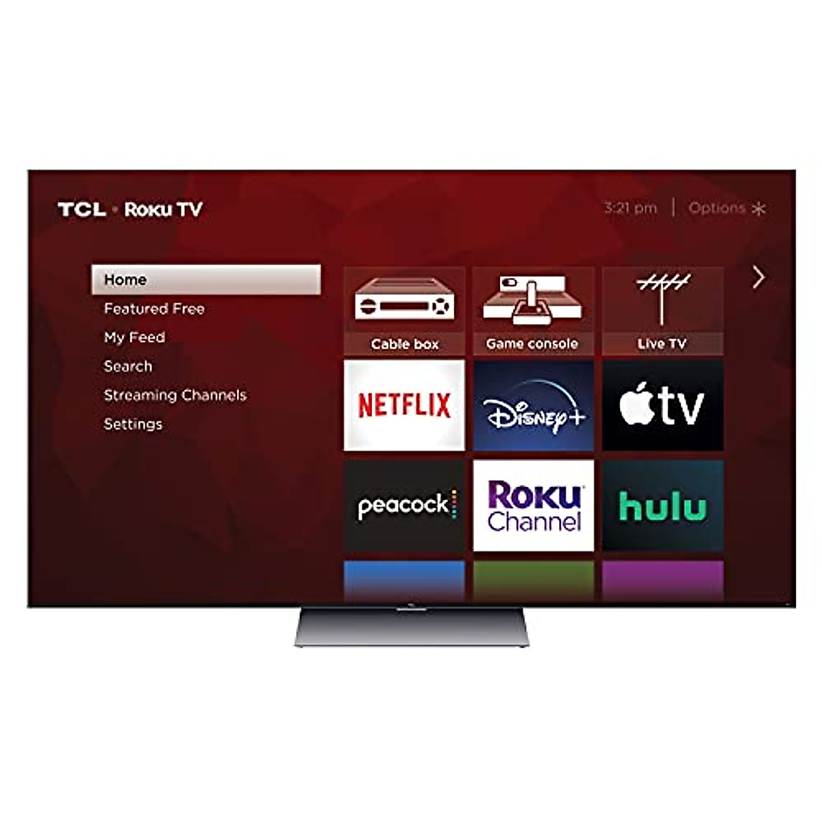 TCL 65-inch Class 6-Series 8K Mini-LED UHD QLED Dolby Vision HDR Smart Roku TV - 65R648, 2021 model