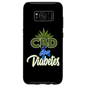 Galaxy S8 CBD For Diabetes Cannabis Hemp Oil Diabetics Awareness Gift Case