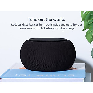 SNOOZ Pro - Smart White Noise Machine & Travel Case - Real Fan Inside, Non-Looping White Noise, Adjustable Tone & Volume - App-Based Remote Control & Sleep Timer - Midnight