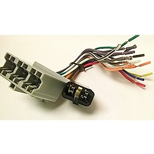 Reverse Wire Harness - Replaces Factory Cut Harness Plugs into The Factory Radio from a Pontiac A6000 (1982-1989), Bonneville (1987-1991), Fiero (1984-1988) …