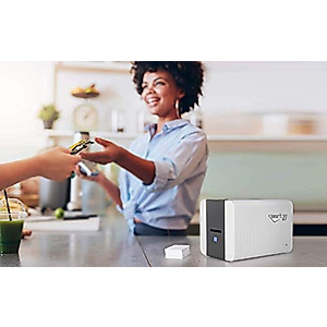 IDP SMART-21 Series ID Card Simplex Starter Printer Kit with Software, Manual and Guides - Includes 100-Print YMCKO Color Ribbon and 100 PVC Plastic Cards