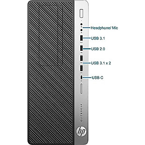 HP EliteDesk 800 G3 Small Form Factor PC (with RGB Keyboard), Intel i7 6700 up to 4.0 GHz, 32GB DDR4, 1TB SSD, 500GB HDD, 4K Support, WiFi, BT, DP, Win 10 Pro (Renewed)